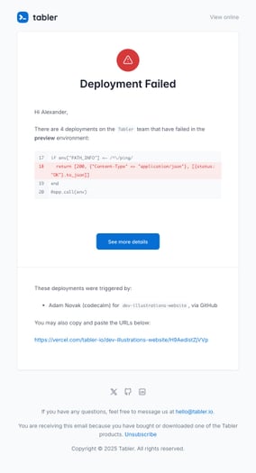 80 responsive, editable HTML email templates - Tabler Emails