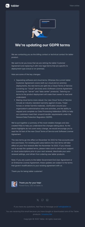80 responsive, editable HTML email templates - Tabler Emails